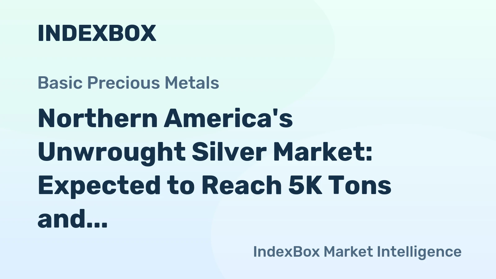 Northern America's Unwrought Silver Market: Expected to Reach 5K Tons and $4.4B by 2035
