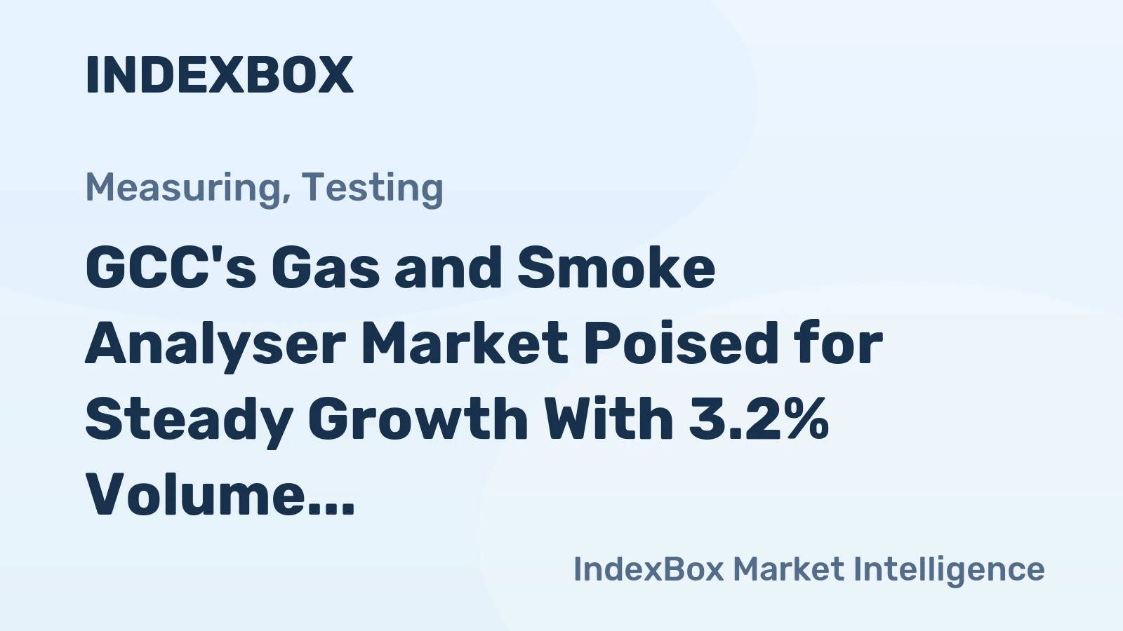 GCC's Gas and Smoke Analyser Market Poised for Steady Growth With 3.2% Volume CAGR Through 2035