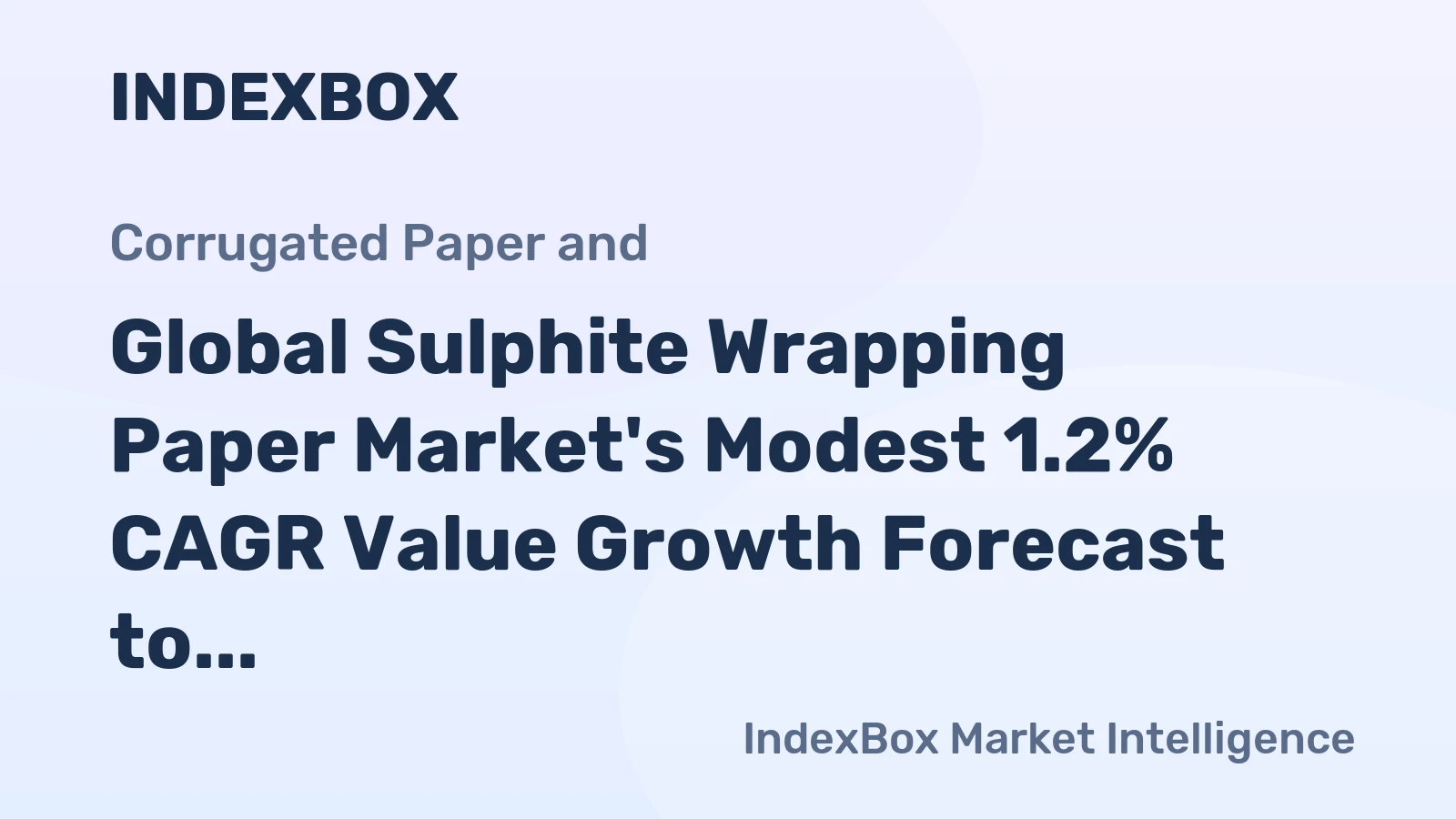 Global Sulphite Wrapping Paper Market's Modest 1.2% CAGR Value Growth Forecast to 2035