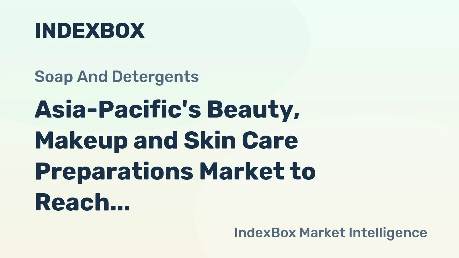 Asia-Pacific's Beauty, Makeup and Skin Care Preparations Market to Reach 2.9M Tons and $45.2B by 2035