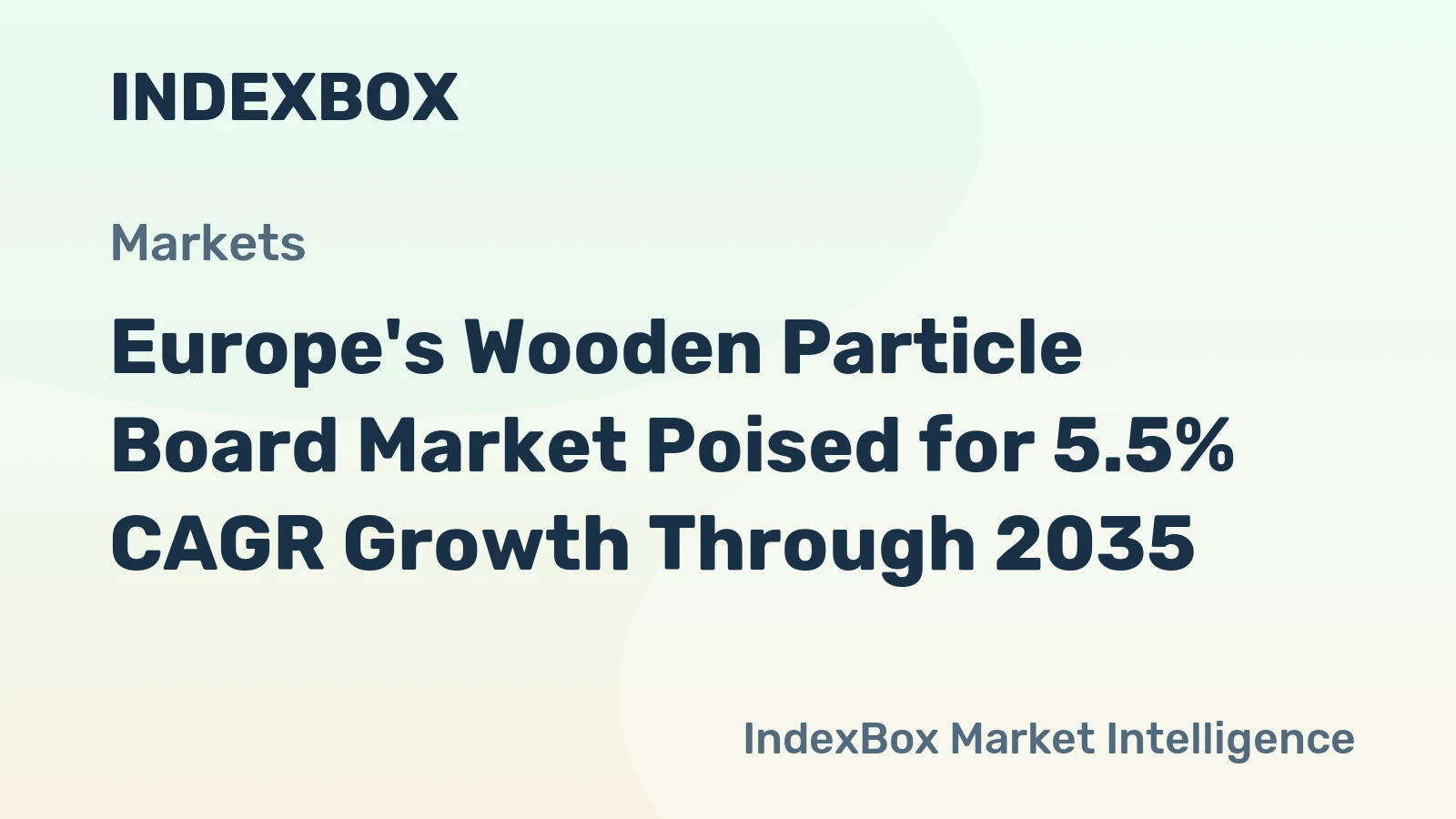 Europe's Wooden Particle Board Market Poised for 5.5% CAGR Growth Through 2035