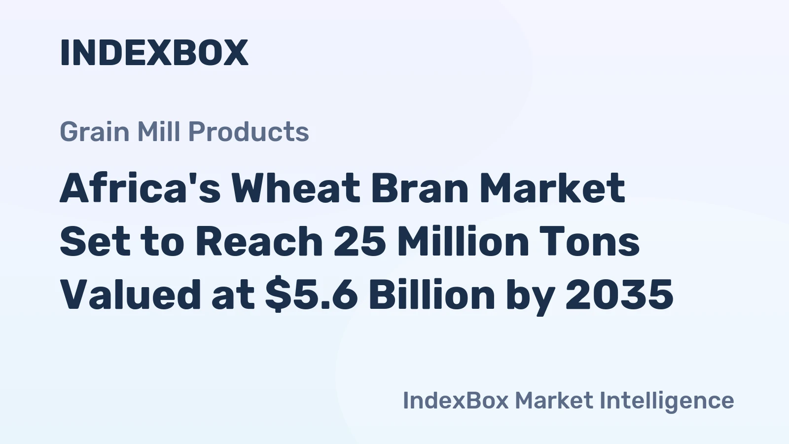 Africa's Wheat Bran Market Set to Reach 25 Million Tons Valued at $5.6 Billion by 2035