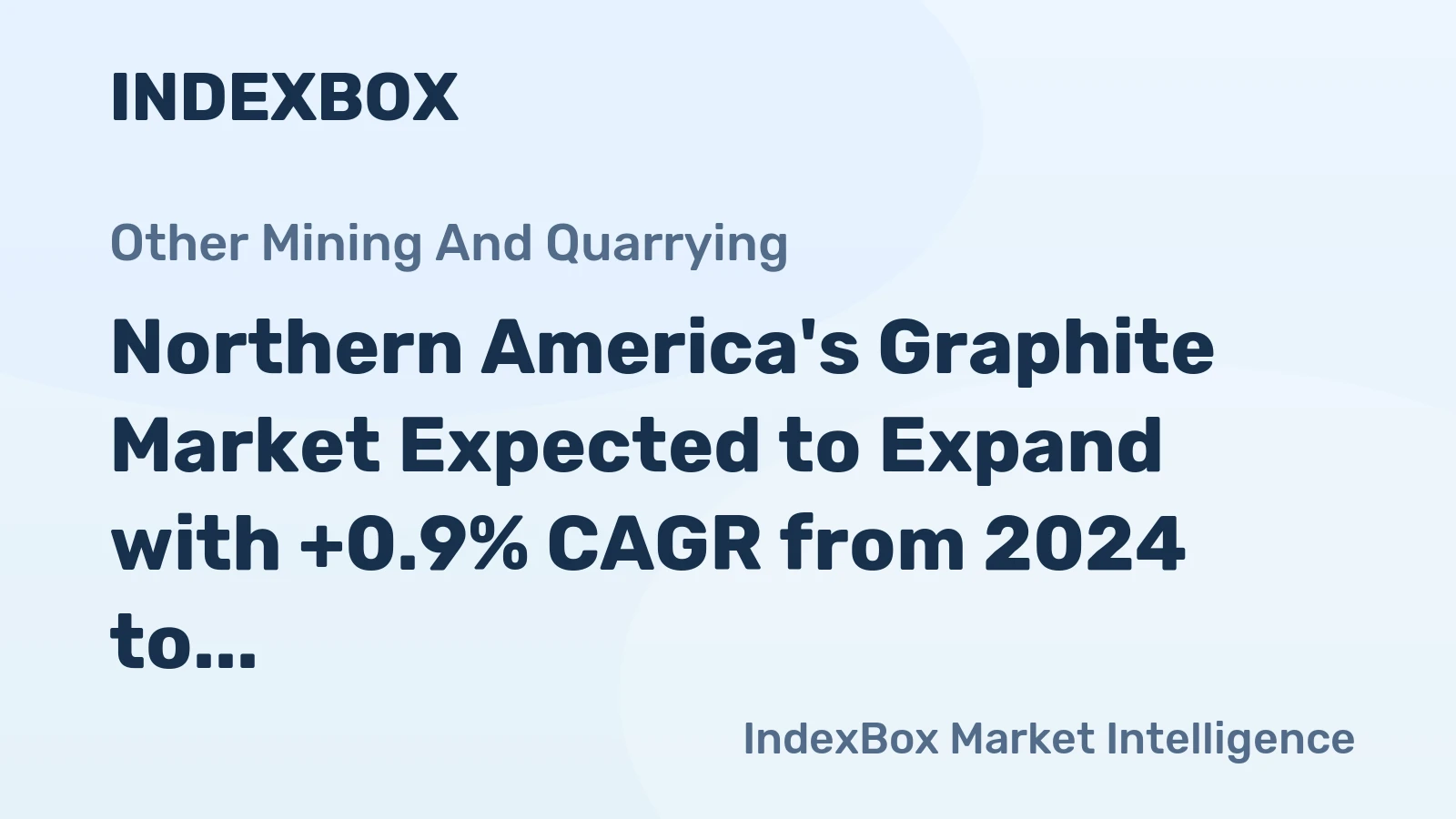 Northern America's Graphite Market Expected to Expand with +0.9% CAGR from 2024 to 2035