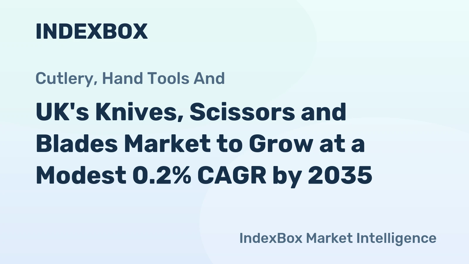 UK's Knives, Scissors and Blades Market to Grow at a Modest 0.2% CAGR by 2035
