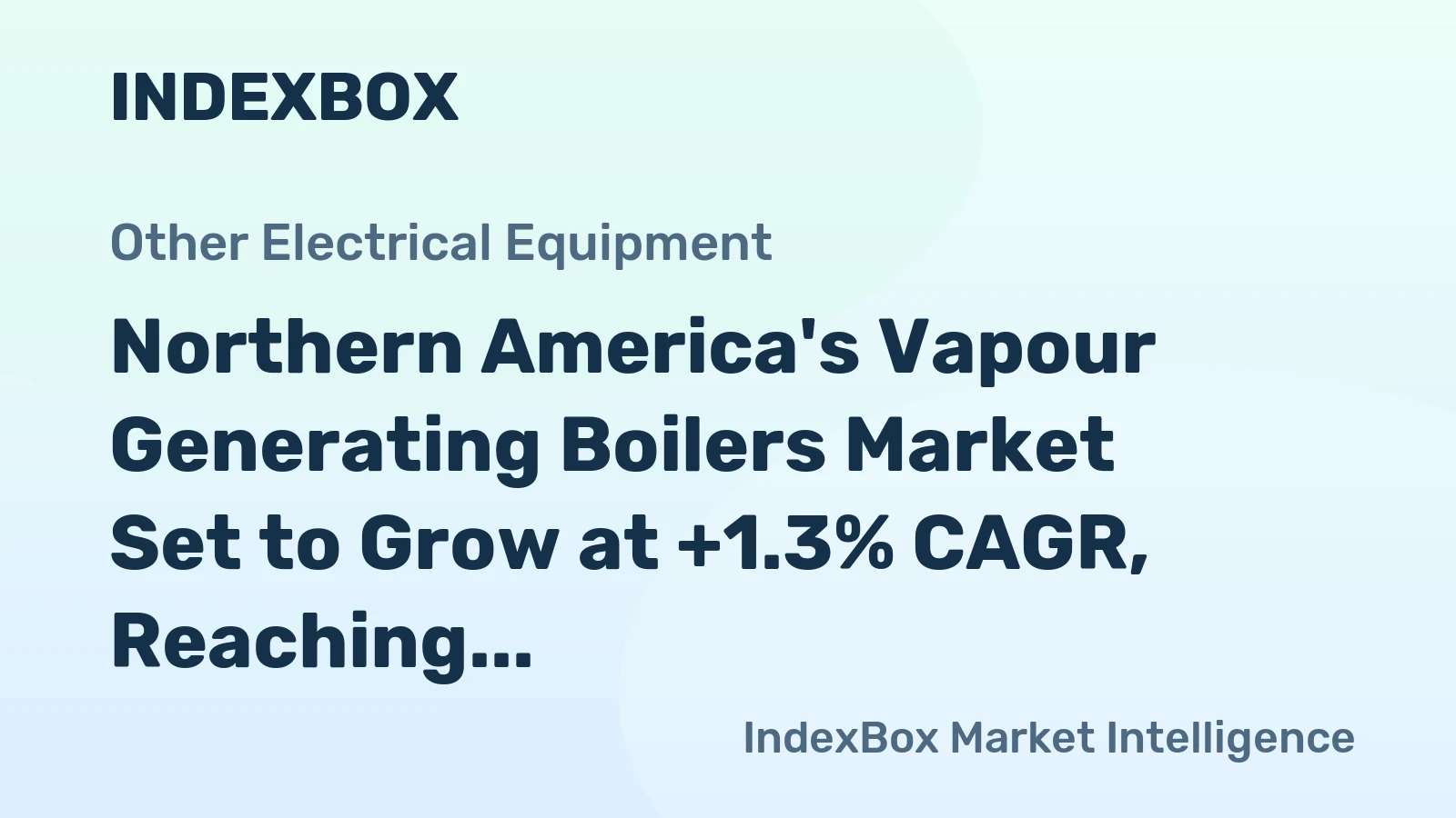 Northern America's Vapour Generating Boilers Market Set to Grow at +1.3% CAGR, Reaching 75K Tons by 2035