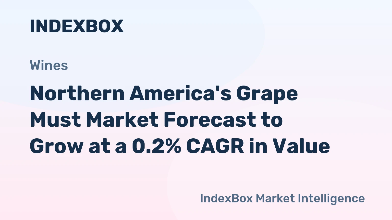 Northern America's Grape Must Market Forecast to Grow at a 0.2% CAGR in Value