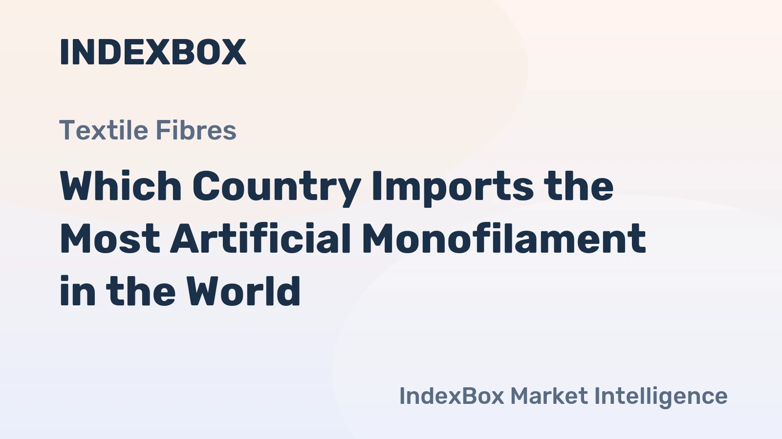 Which Country Imports the Most Artificial Monofilament in the World?