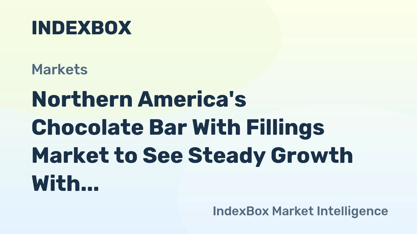 Northern America's Chocolate Bar With Fillings Market to See Steady Growth With a 0.6% CAGR