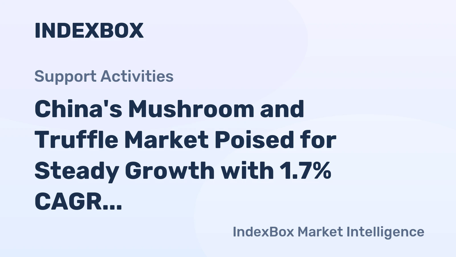 China's Mushroom and Truffle Market Poised for Steady Growth with 1.7% CAGR Through 2035