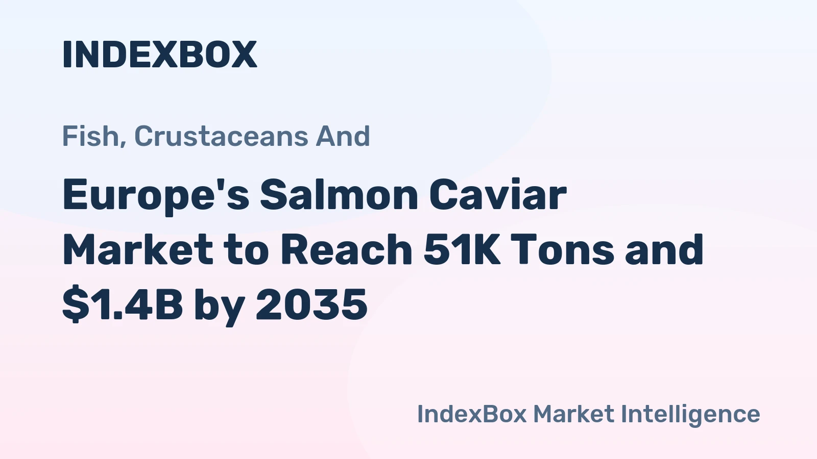 Europe's Salmon Caviar Market to Reach 51K Tons and $1.4B by 2035