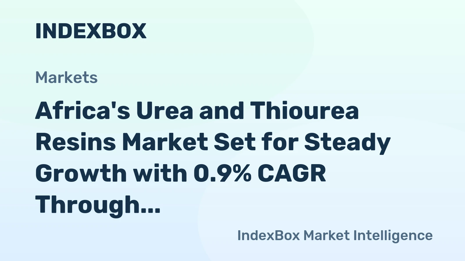 Africa's Urea and Thiourea Resins Market Set for Steady Growth with 0.9% CAGR Through 2035