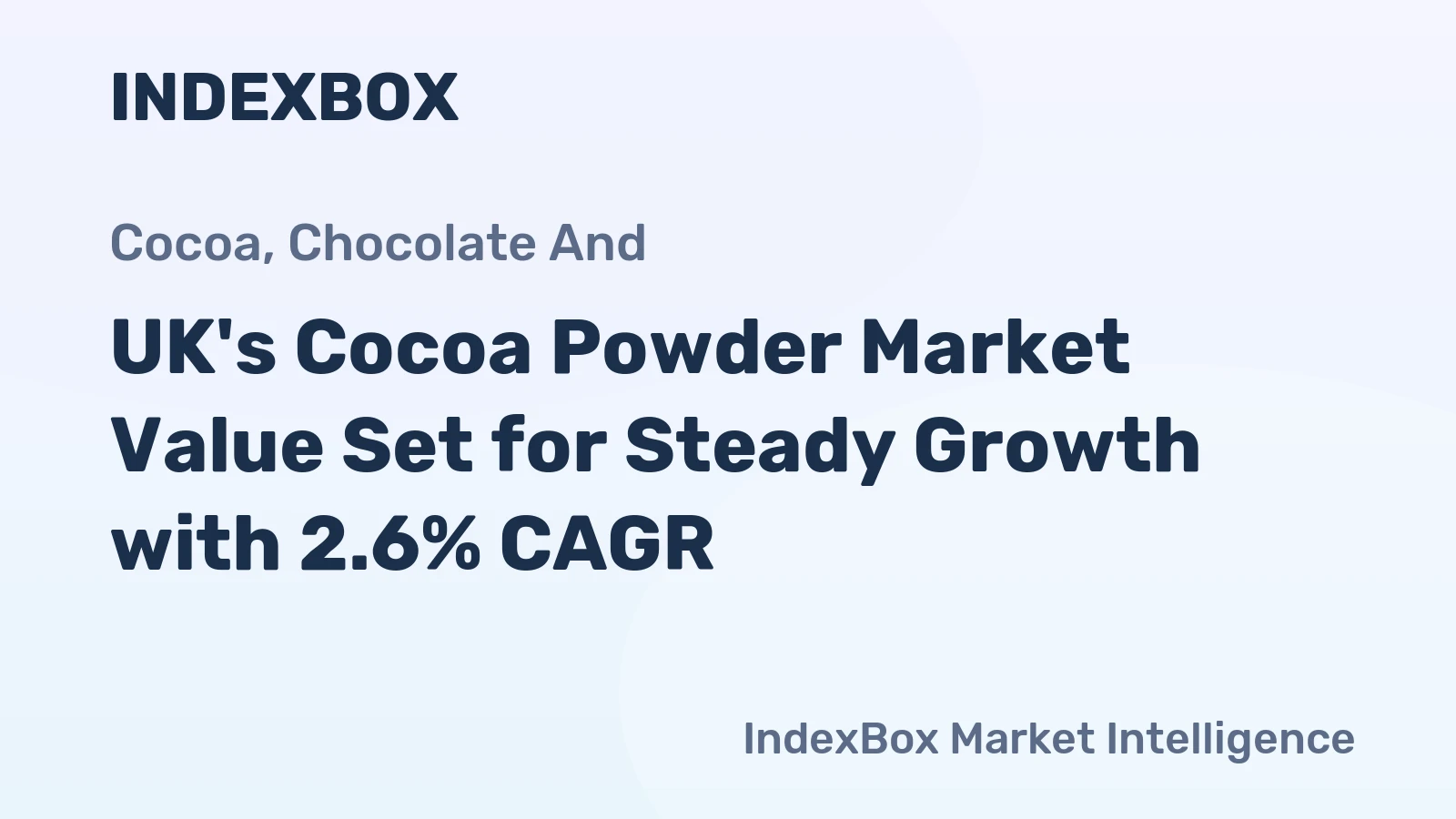 UK's Cocoa Powder Market Value Set for Steady Growth with 2.6% CAGR
