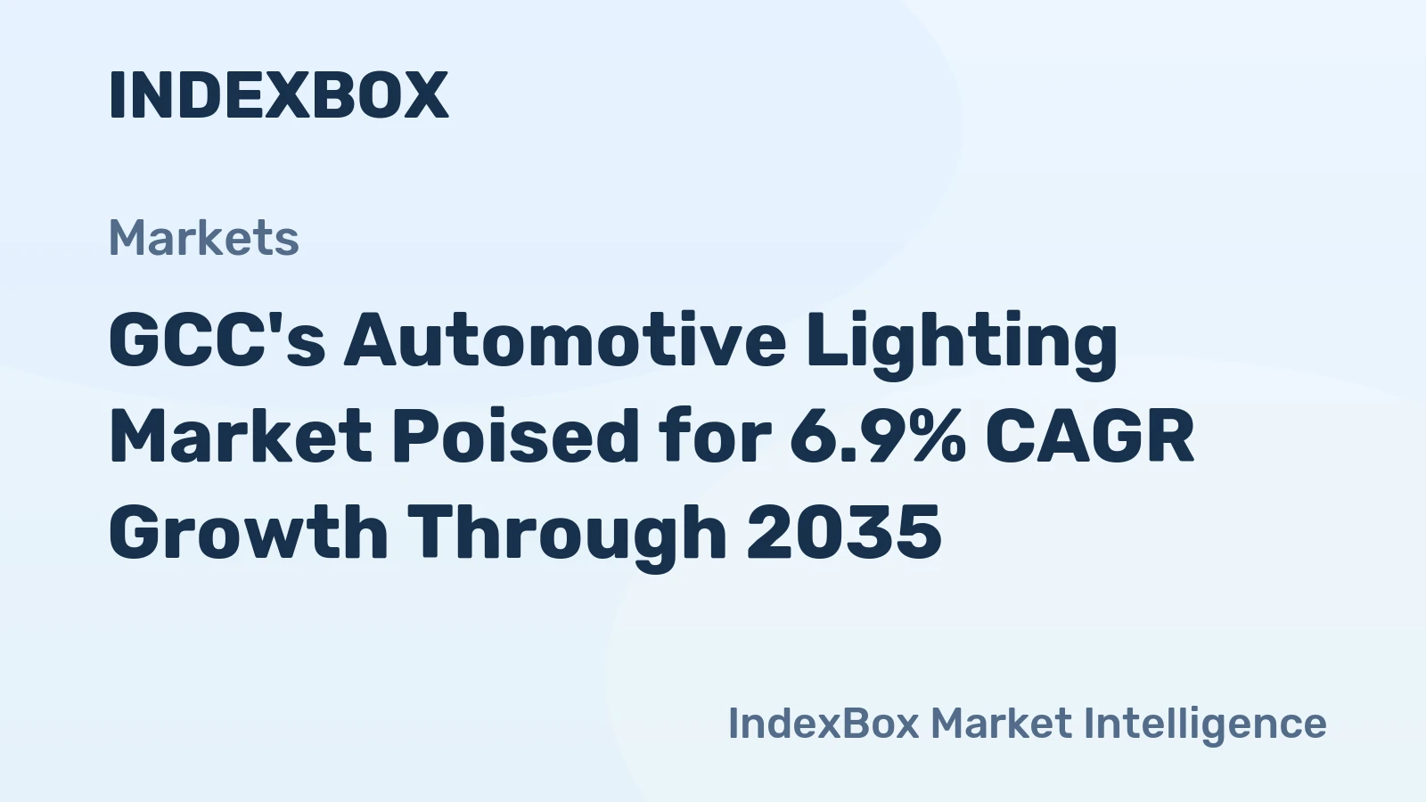 GCC's Automotive Lighting Market Poised for 6.9% CAGR Growth Through 2035