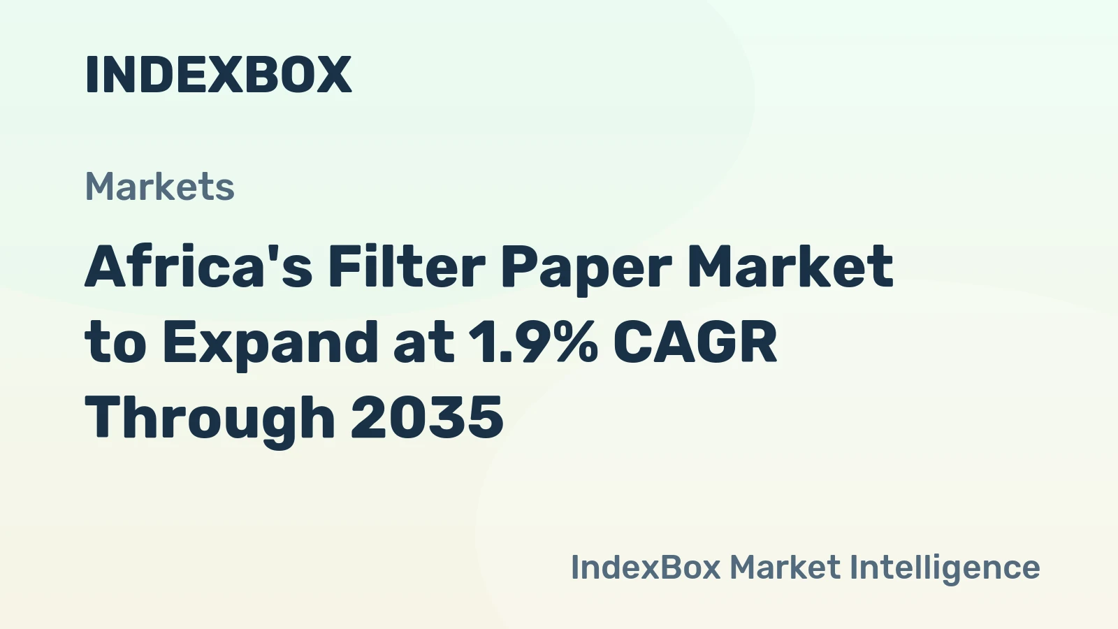 Africa's Filter Paper Market to Expand at 1.9% CAGR Through 2035