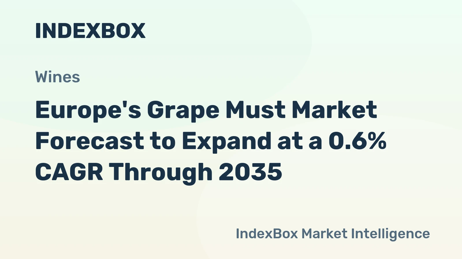 Europe's Grape Must Market Forecast to Expand at a 0.6% CAGR Through 2035