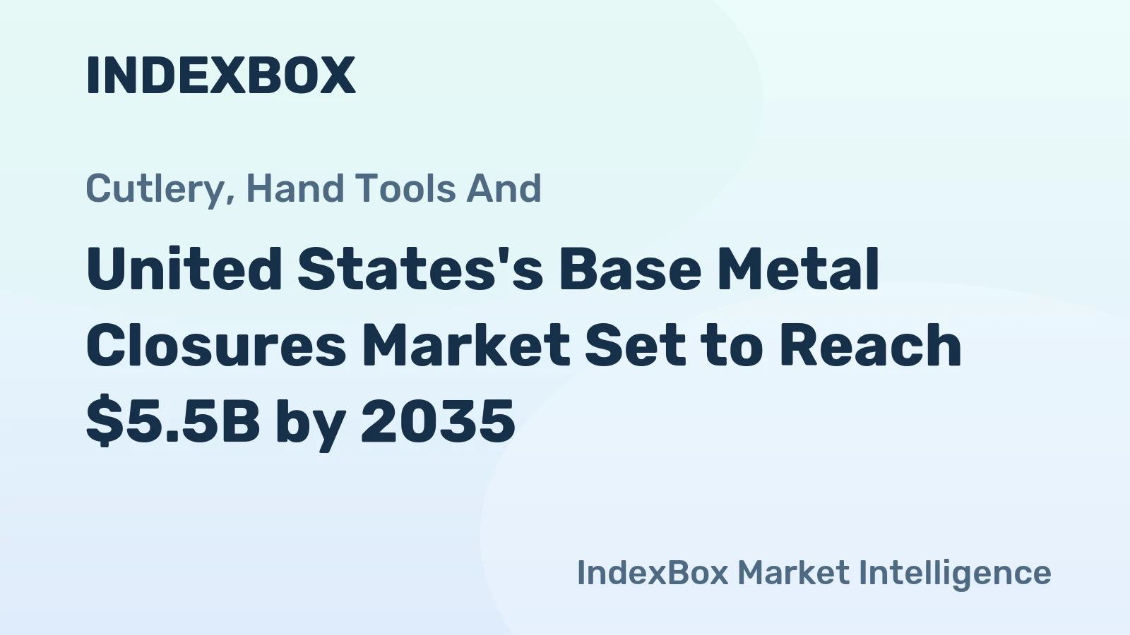 United States's Base Metal Closures Market Set to Reach $5.5B by 2035