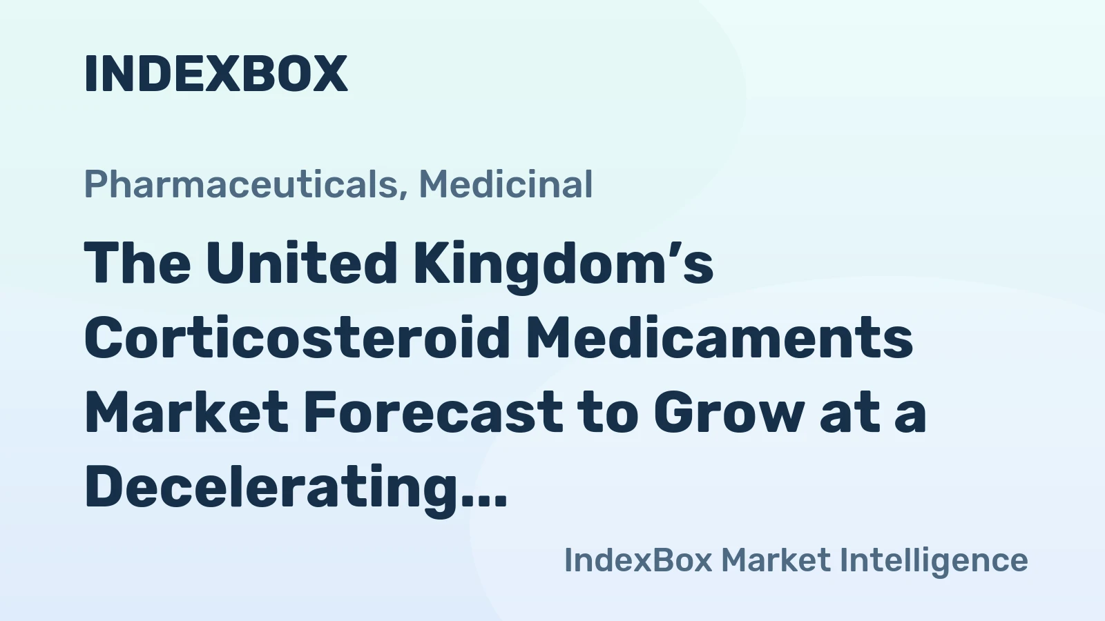 The United Kingdom’s Corticosteroid Medicaments Market Forecast to Grow at a Decelerating +0.7% CAGR Through 2035