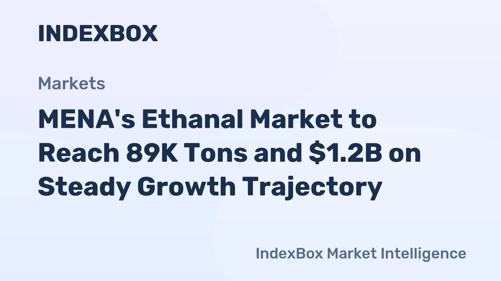 MENA's Ethanal Market to Reach 89K Tons and $1.2B on Steady Growth Trajectory