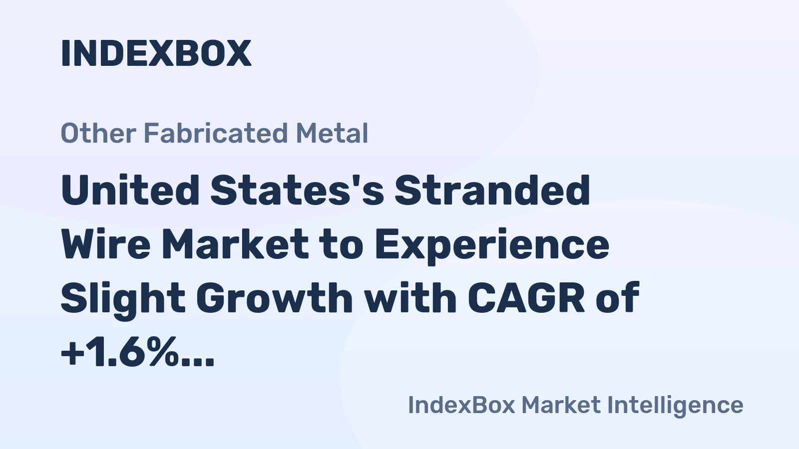 United States's Stranded Wire Market to Experience Slight Growth with CAGR of +1.6% from 2024 to 2035