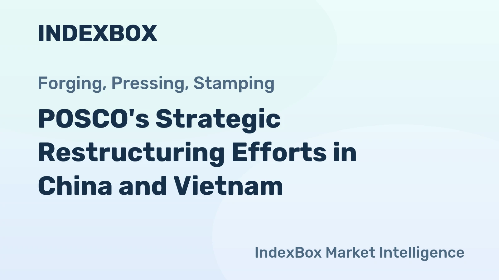 POSCO's Strategic Restructuring Efforts in China and Vietnam
