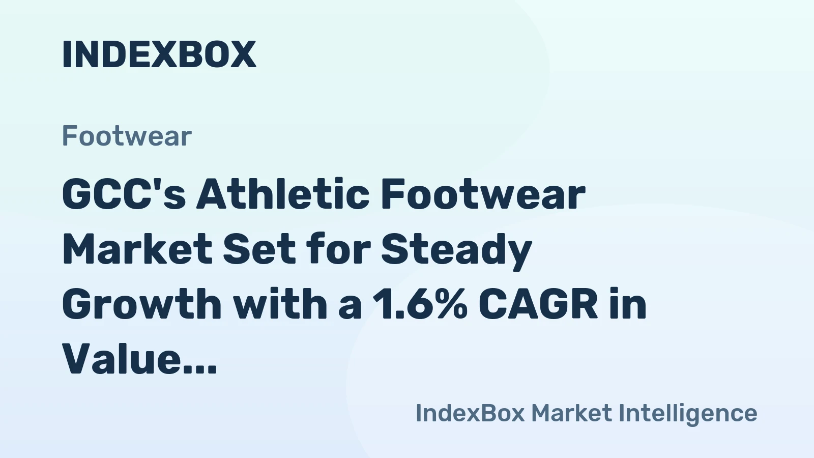 GCC's Athletic Footwear Market Set for Steady Growth with a 1.6% CAGR in Value