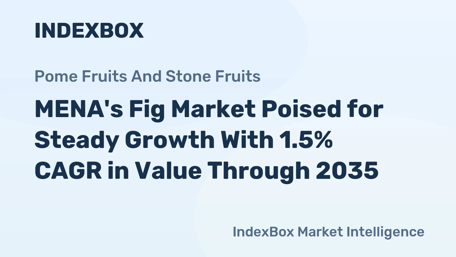 MENA's Fig Market Poised for Steady Growth With 1.5% CAGR in Value Through 2035