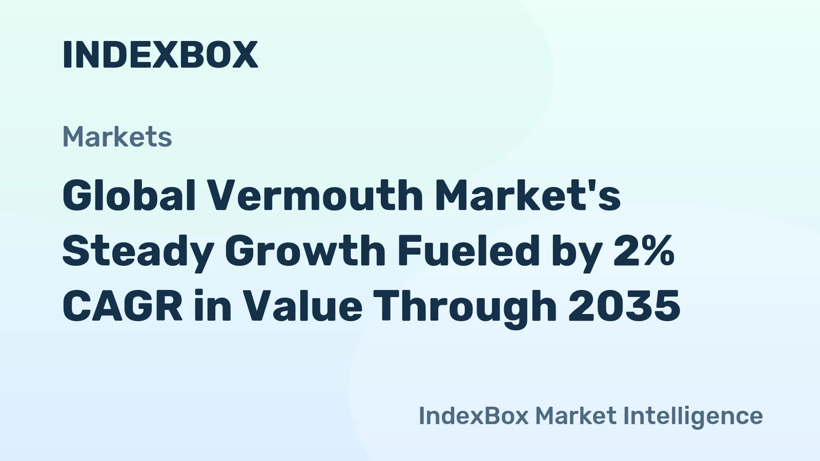 Global Vermouth Market's Steady Growth Fueled by 2% CAGR in Value Through 2035