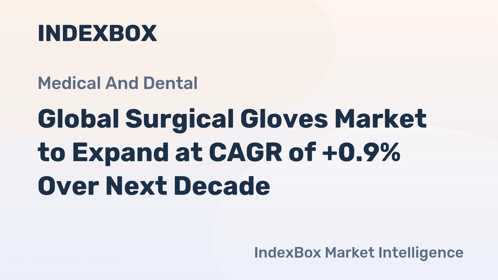 Global Surgical Gloves Market to Expand at CAGR of +0.9% Over Next Decade
