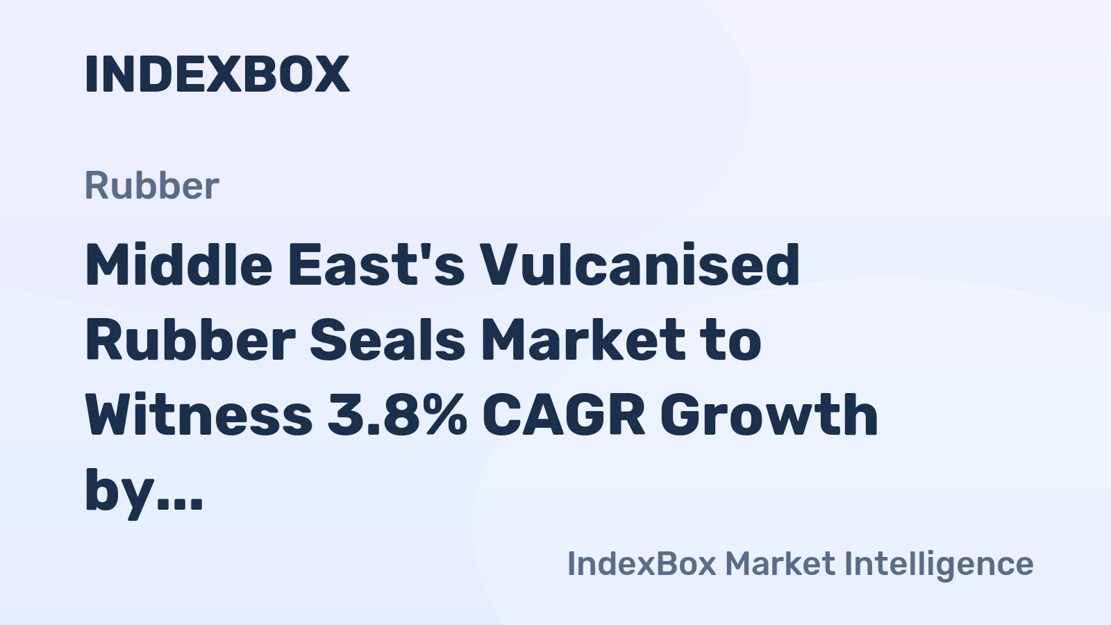 Middle East's Vulcanised Rubber Seals Market to Witness 3.8% CAGR Growth by 2035