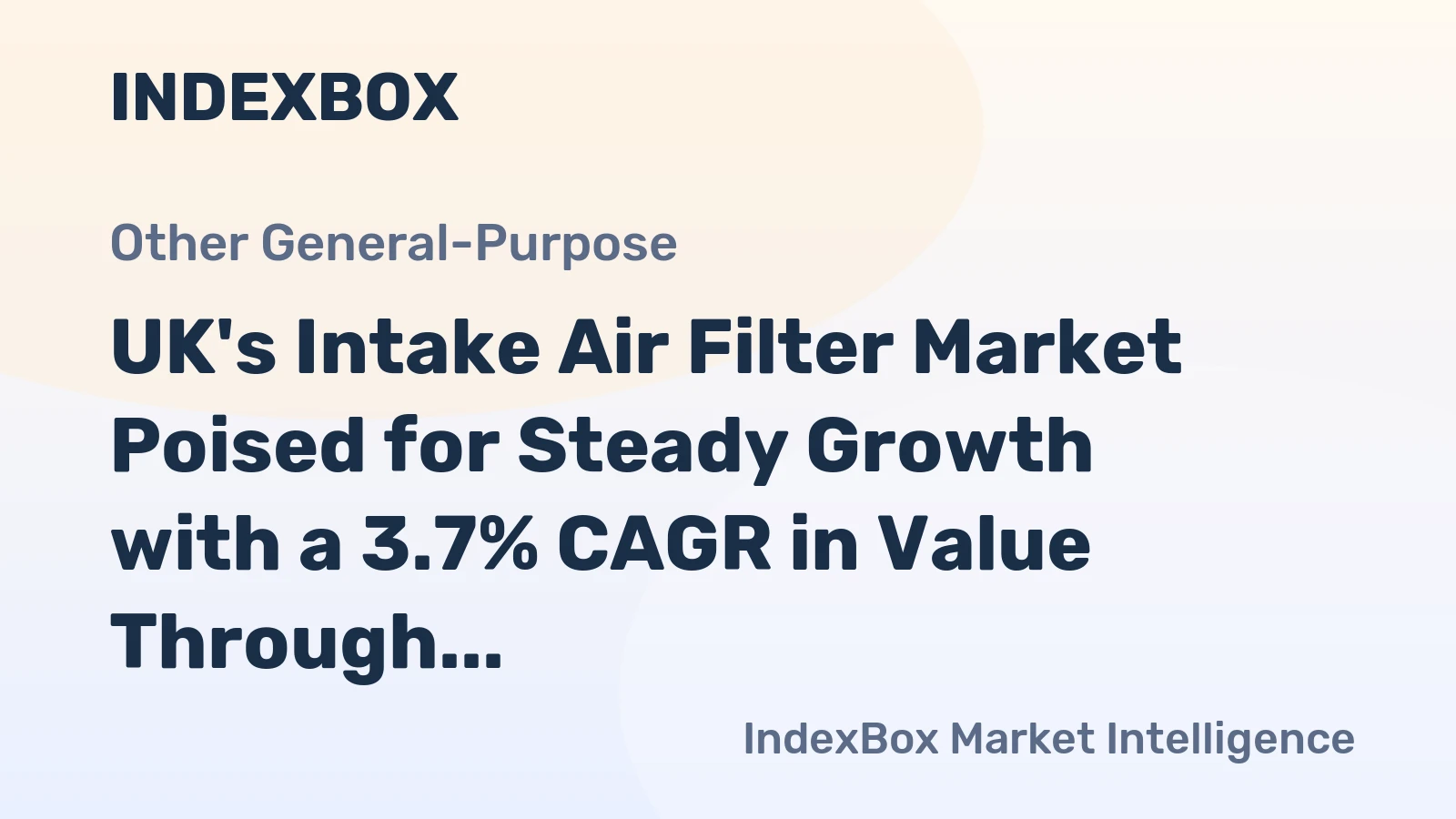 UK's Intake Air Filter Market Poised for Steady Growth with a 3.7% CAGR in Value Through 2035