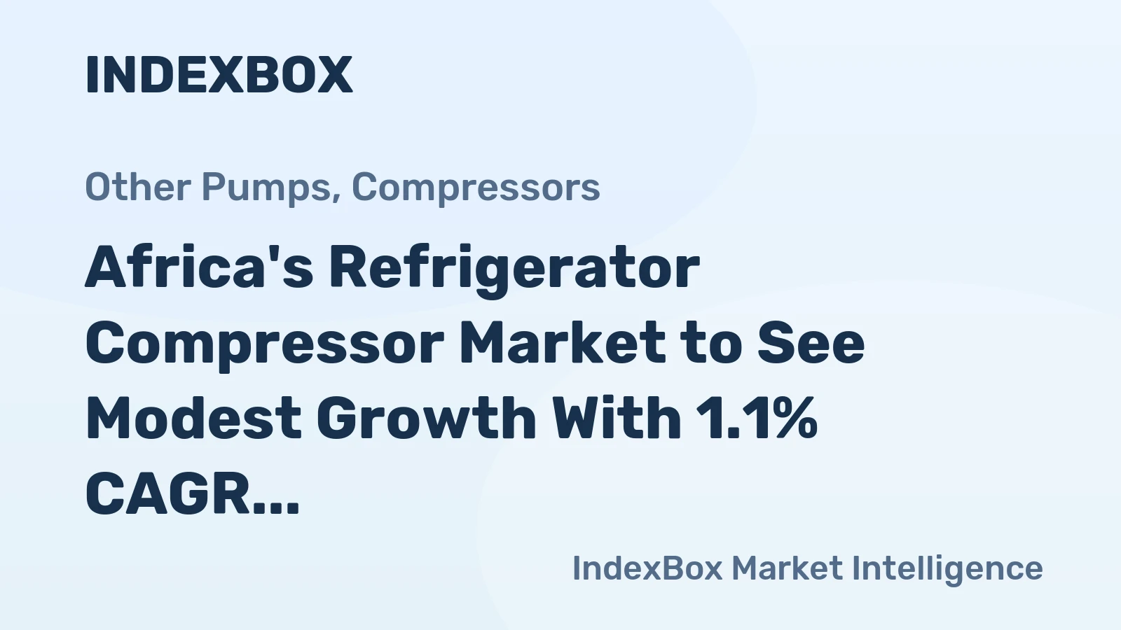 Africa's Refrigerator Compressor Market to See Modest Growth With 1.1% CAGR Through 2035