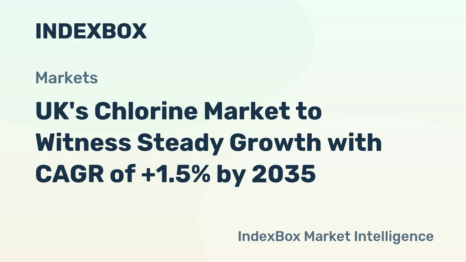UK's Chlorine Market to Witness Steady Growth with CAGR of +1.5% by 2035