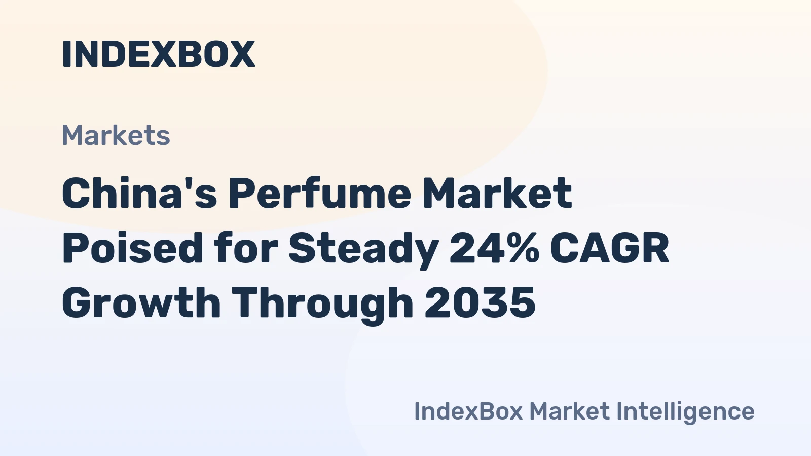 China's Perfume Market Poised for Steady 24% CAGR Growth Through 2035