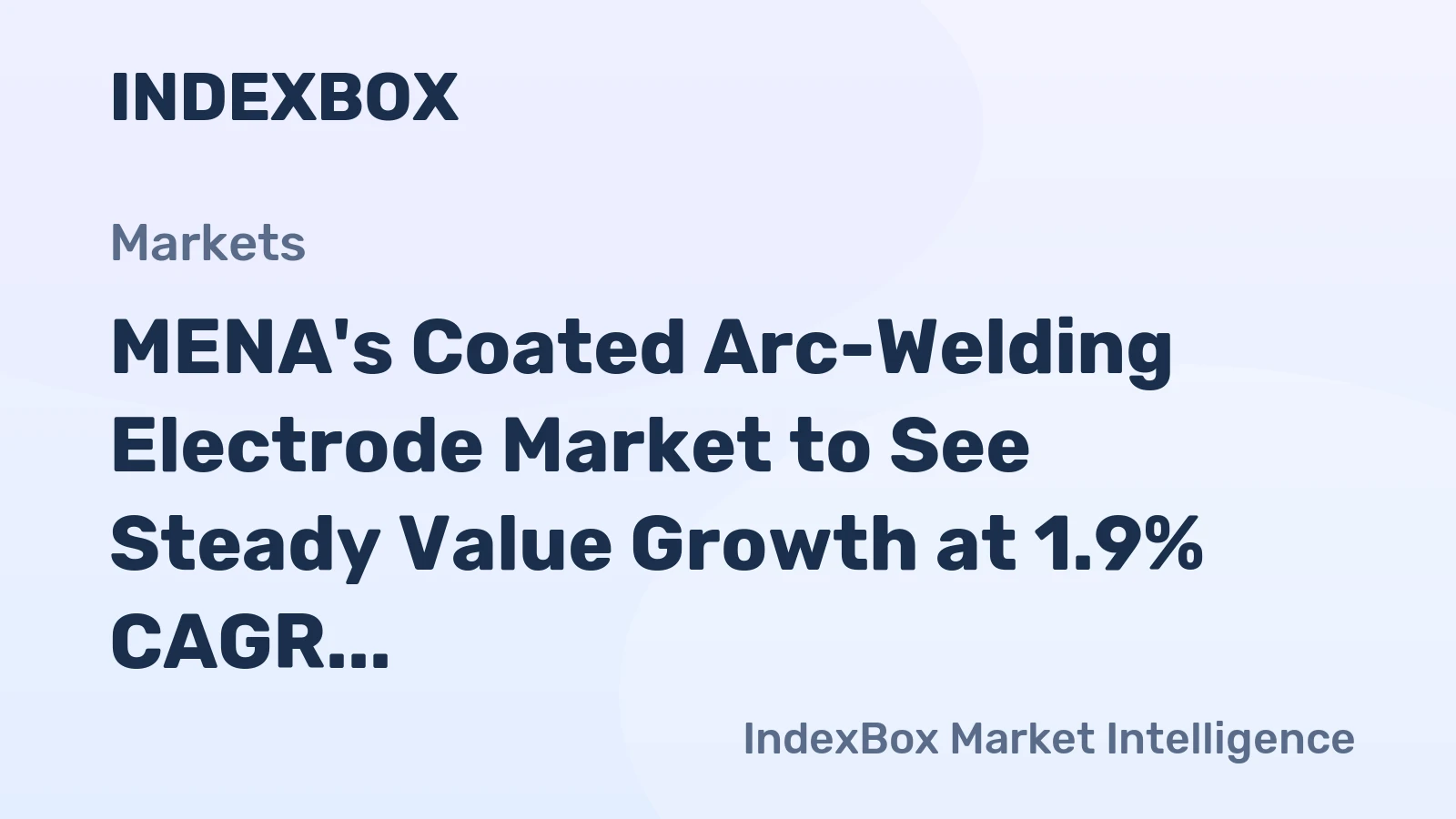 MENA's Coated Arc-Welding Electrode Market to See Steady Value Growth at 1.9% CAGR Through 2035