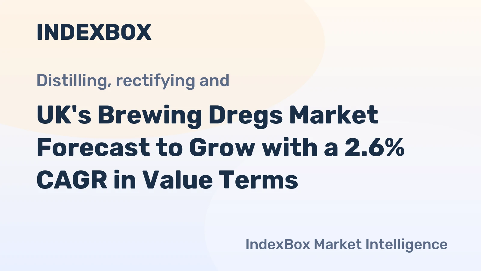 UK's Brewing Dregs Market Forecast to Grow with a 2.6% CAGR in Value Terms
