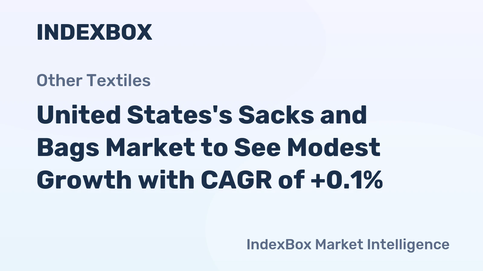 United States's Sacks and Bags Market to See Modest Growth with CAGR of +0.1%