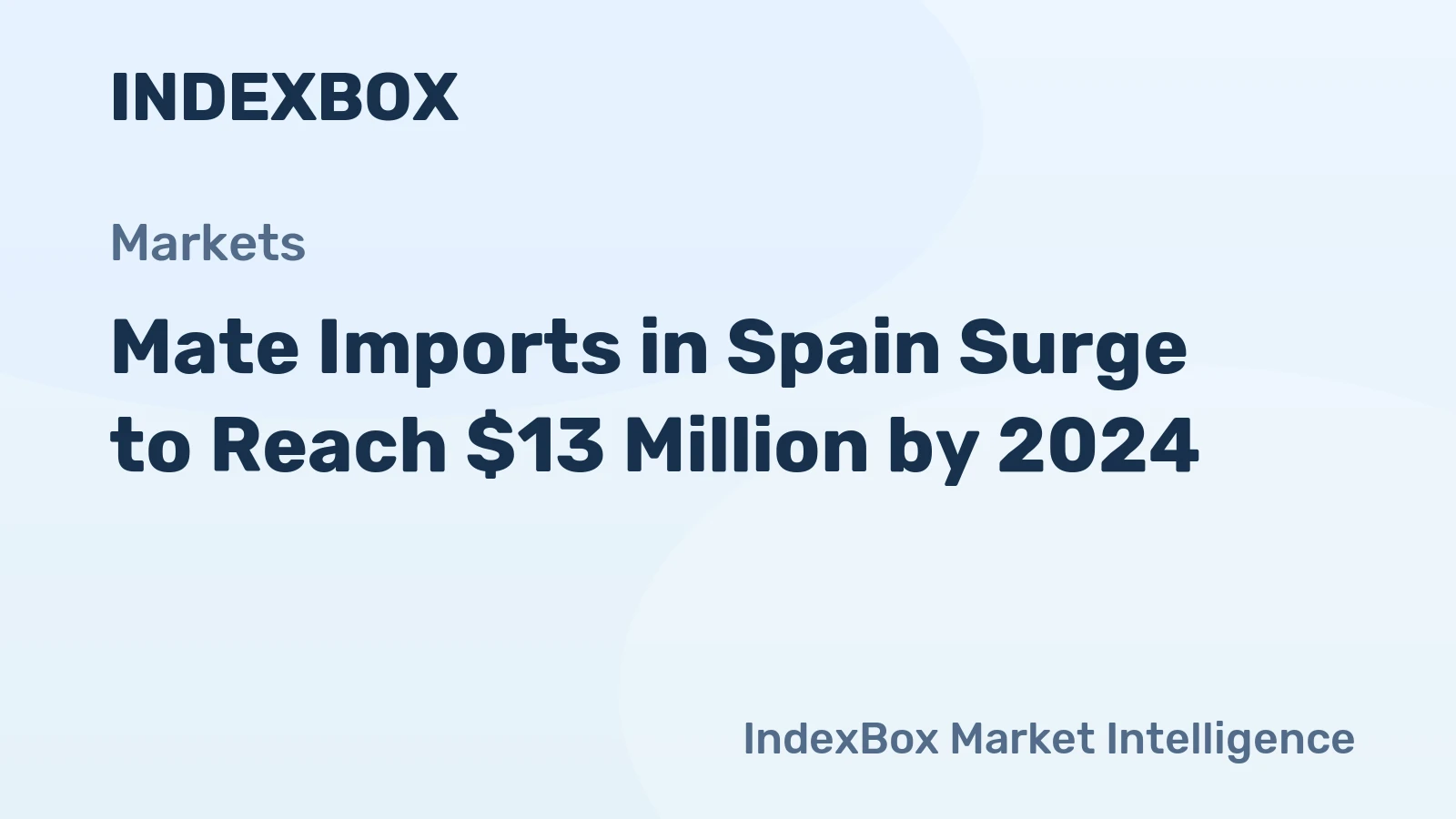 Mate Imports in Spain Surge to Reach $13 Million by 2024