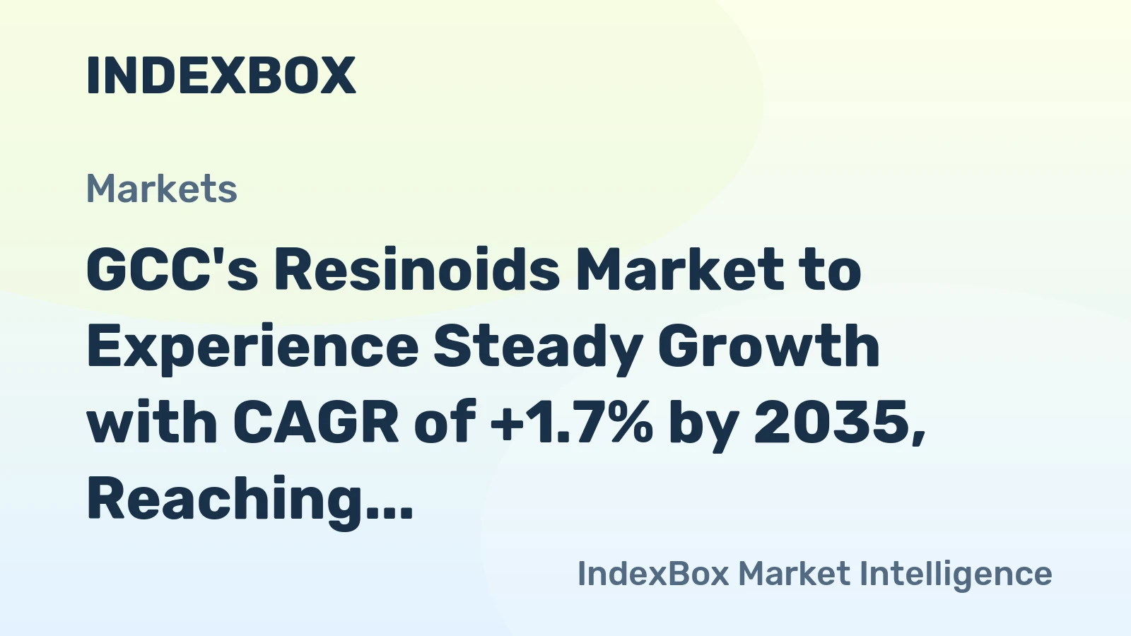 GCC's Resinoids Market to Experience Steady Growth with CAGR of +1.7% by 2035, Reaching $42M in Value