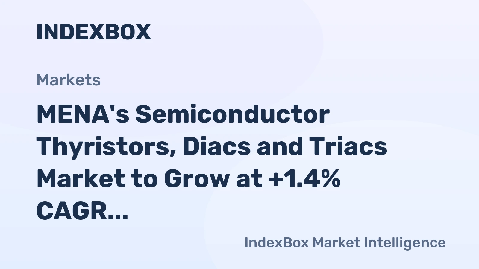 MENA's Semiconductor Thyristors, Diacs and Triacs Market to Grow at +1.4% CAGR, Reaching 6.4M units by 2035