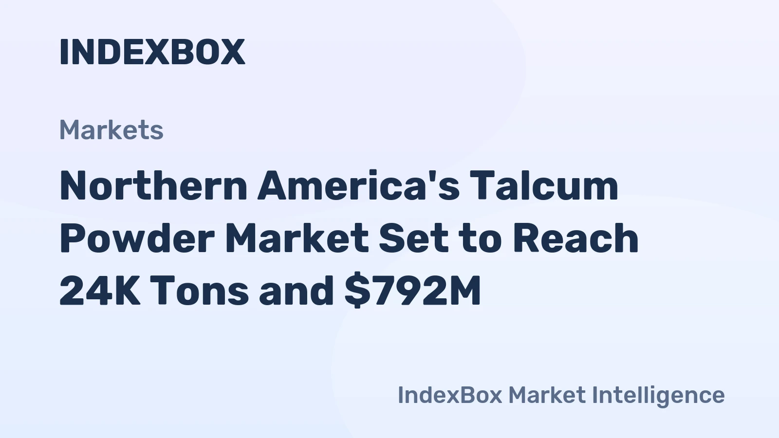 Northern America's Talcum Powder Market Set to Reach 24K Tons and $792M