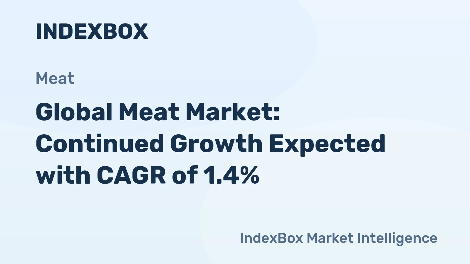 Global Meat Market: Continued Growth Expected with CAGR of 1.4%