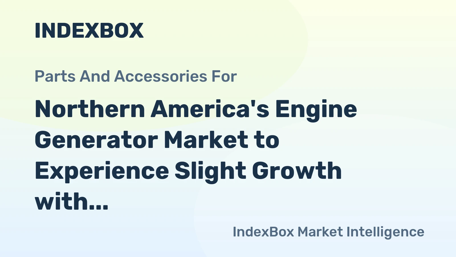 Northern America's Engine Generator Market to Experience Slight Growth with +0.1% CAGR