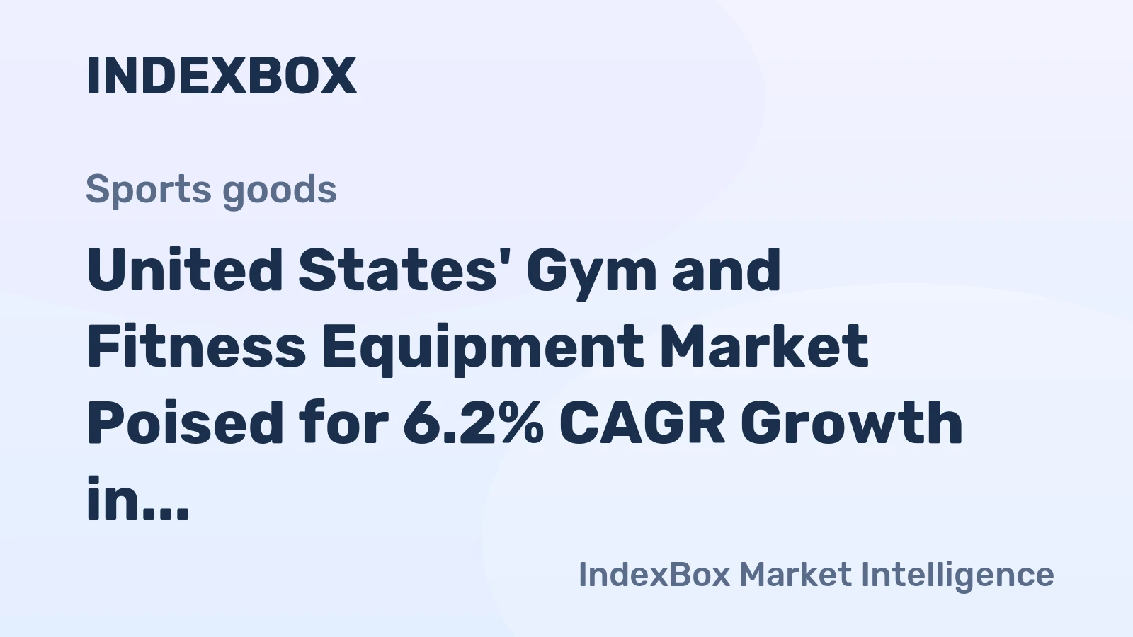 United States' Gym and Fitness Equipment Market Poised for 6.2% CAGR Growth in Value