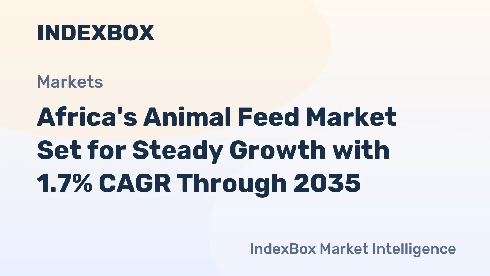 Africa's Animal Feed Market Set for Steady Growth with 1.7% CAGR Through 2035