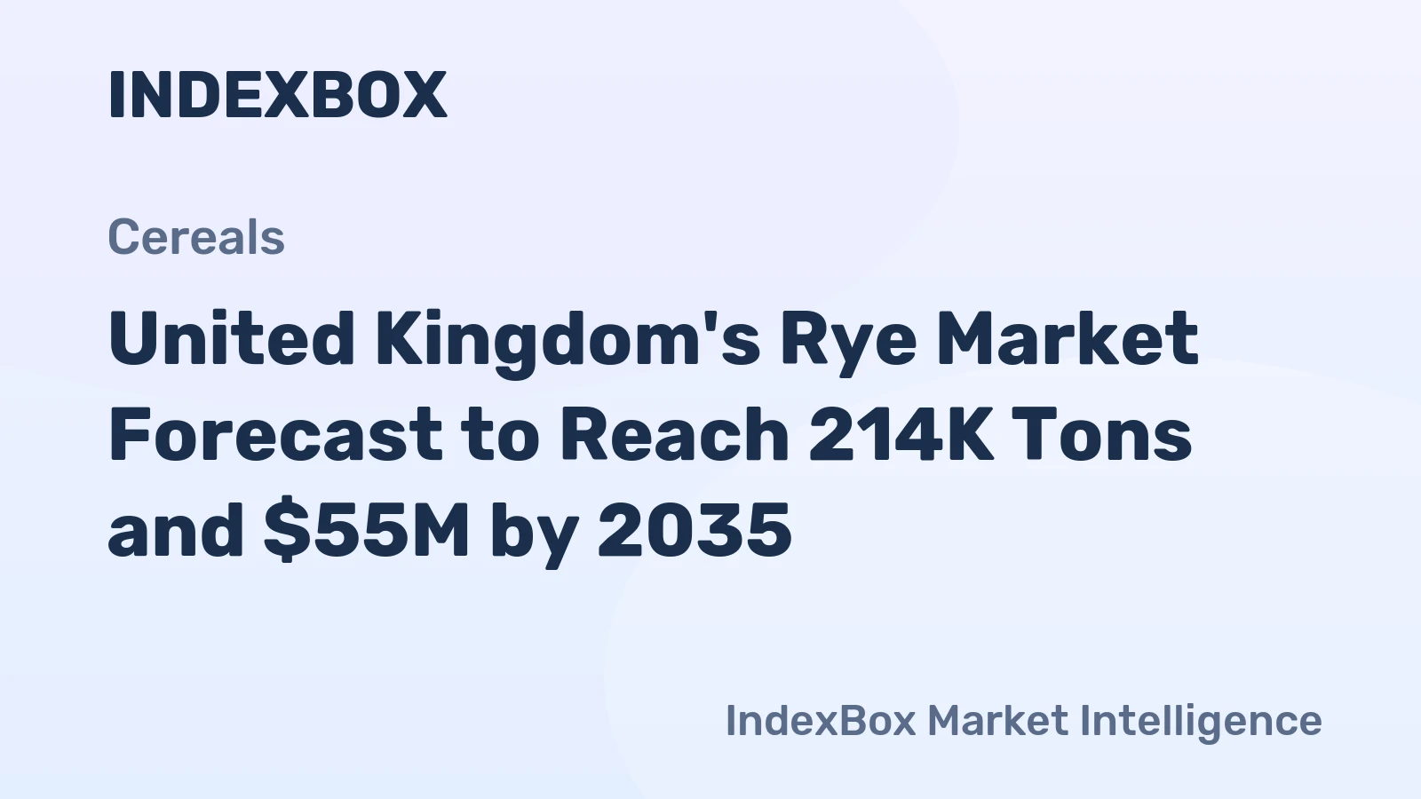 United Kingdom's Rye Market Forecast to Reach 214K Tons and $55M by 2035