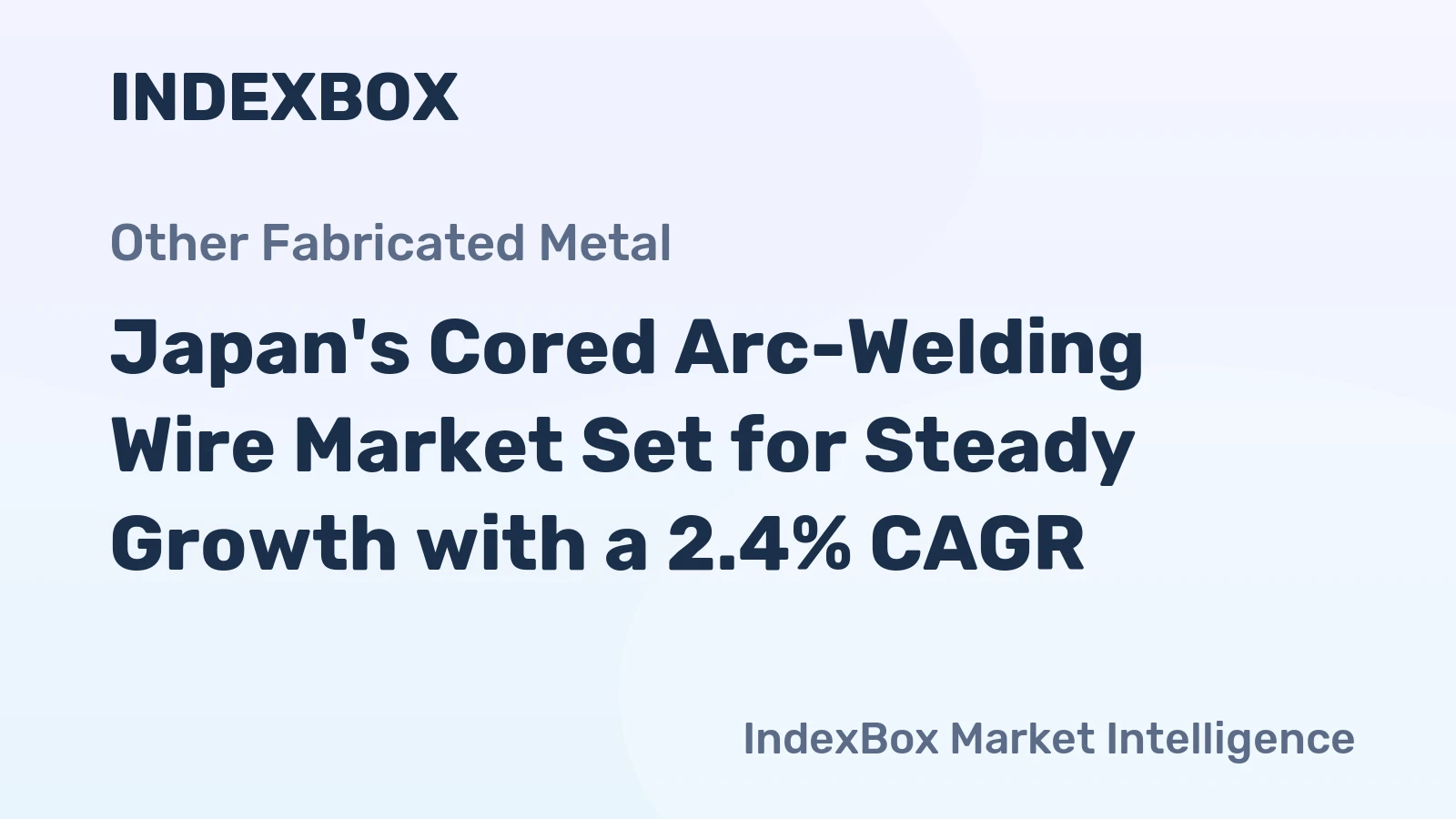 Japan's Cored Arc-Welding Wire Market Set for Steady Growth with a 2.4% CAGR