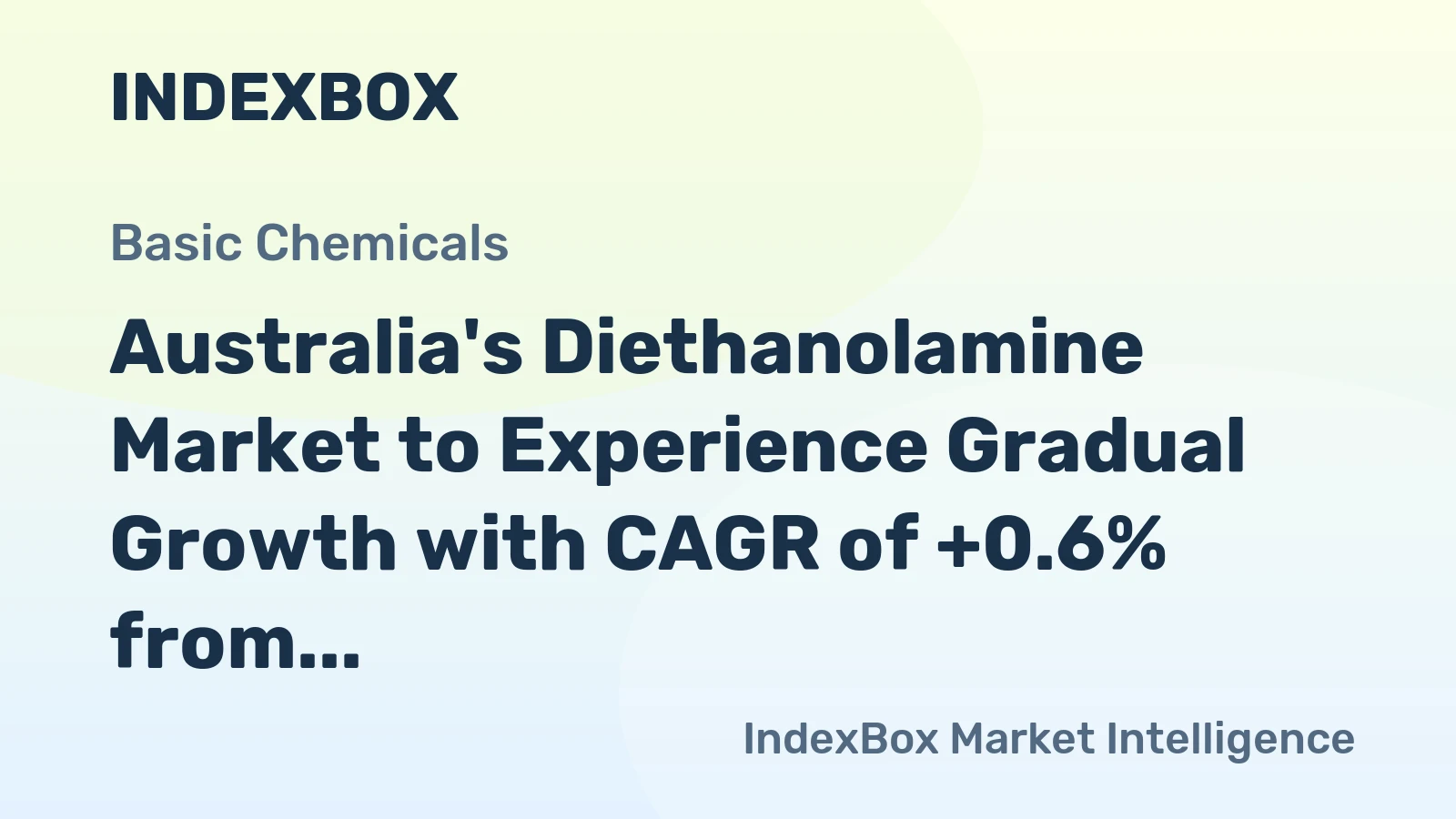 Australia's Diethanolamine Market to Experience Gradual Growth with CAGR of +0.6% from 2024 to 2035