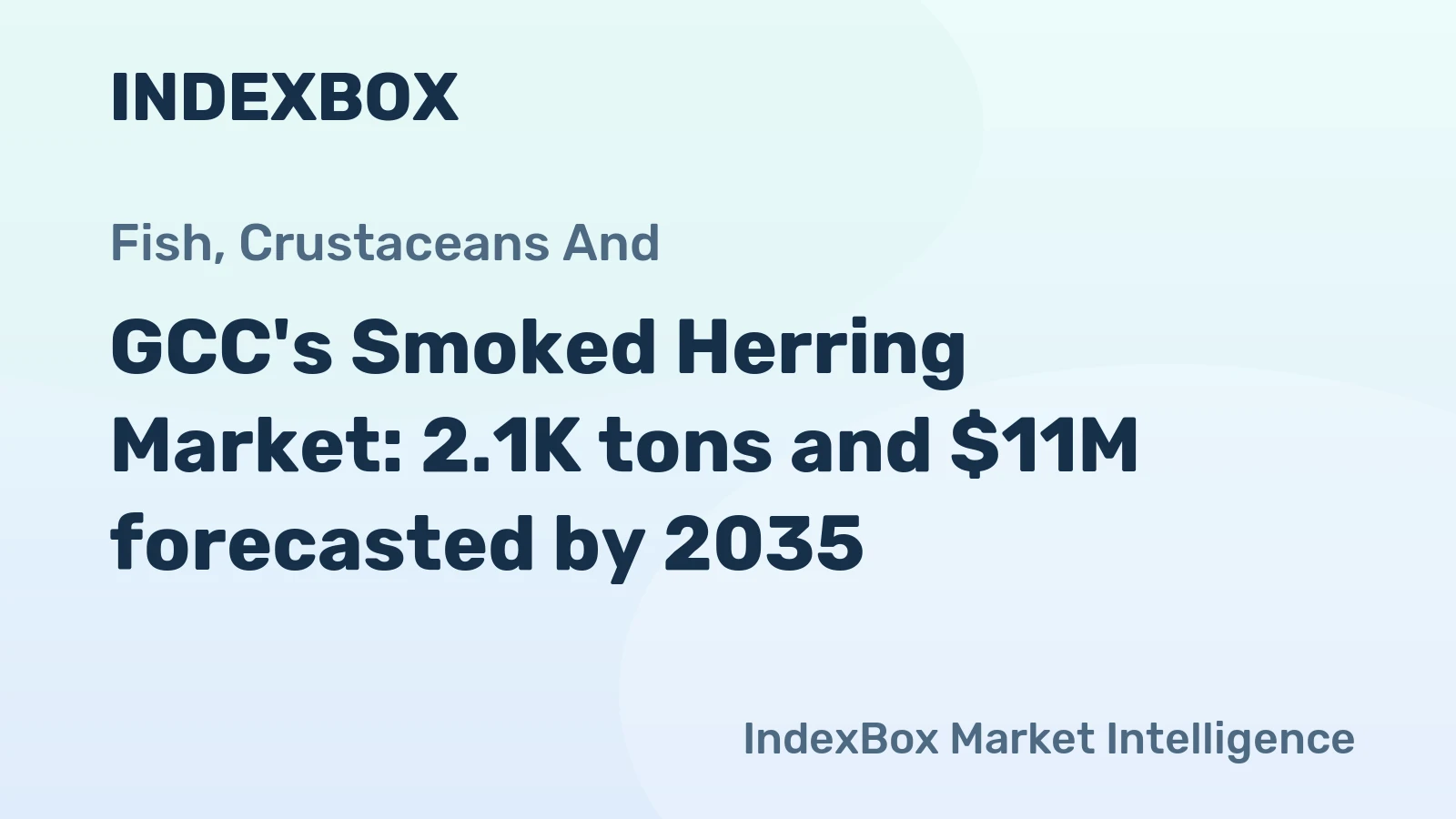 GCC's Smoked Herring Market: 2.1K tons and $11M forecasted by 2035