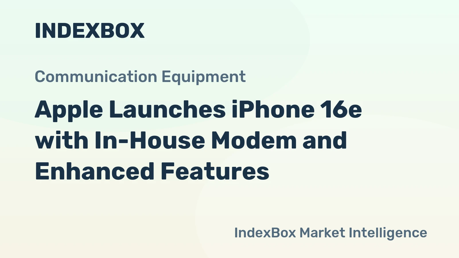 Apple Launches iPhone 16e with In-House Modem and Enhanced Features