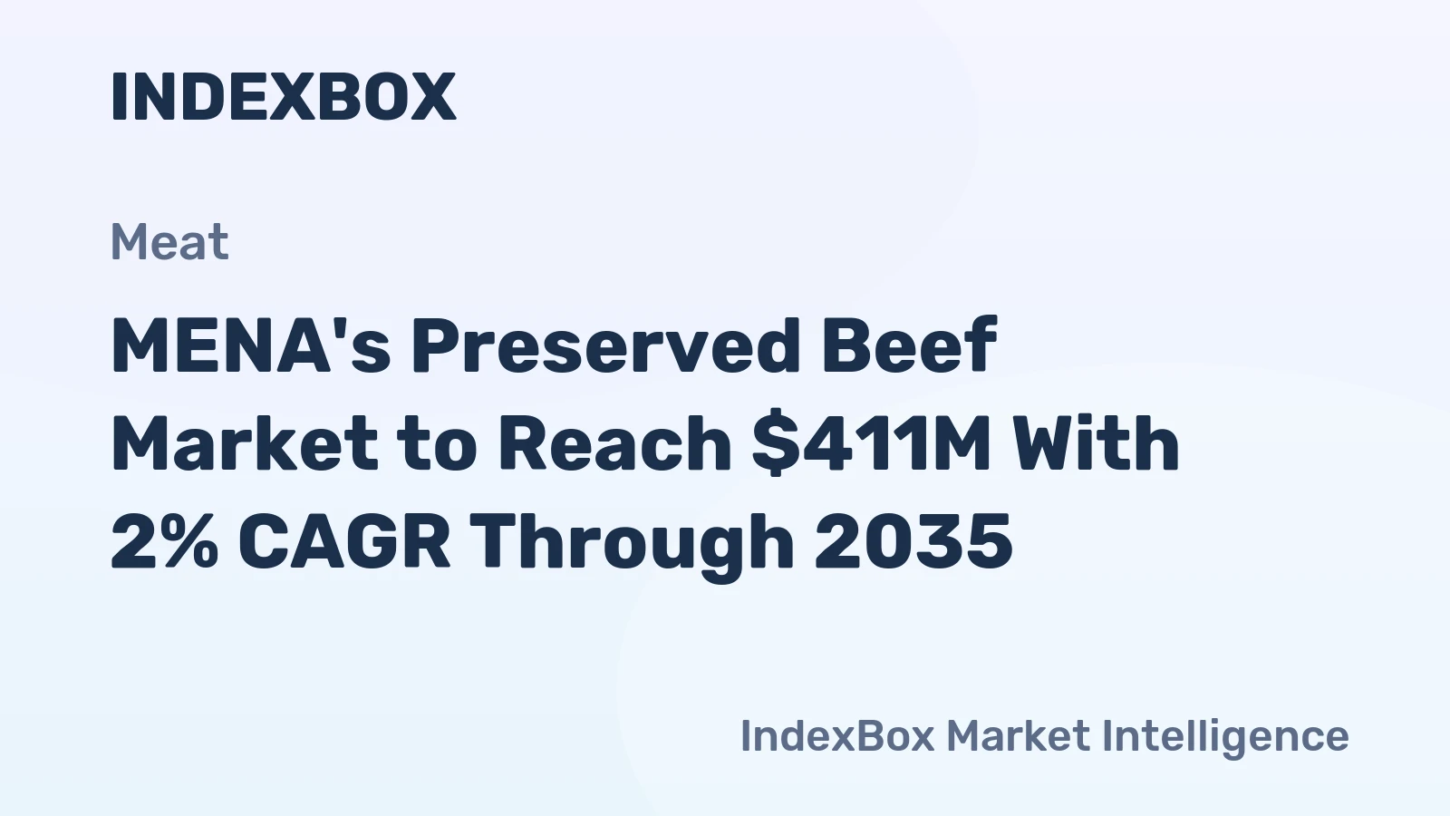MENA's Preserved Beef Market to Reach $411M With 2% CAGR Through 2035